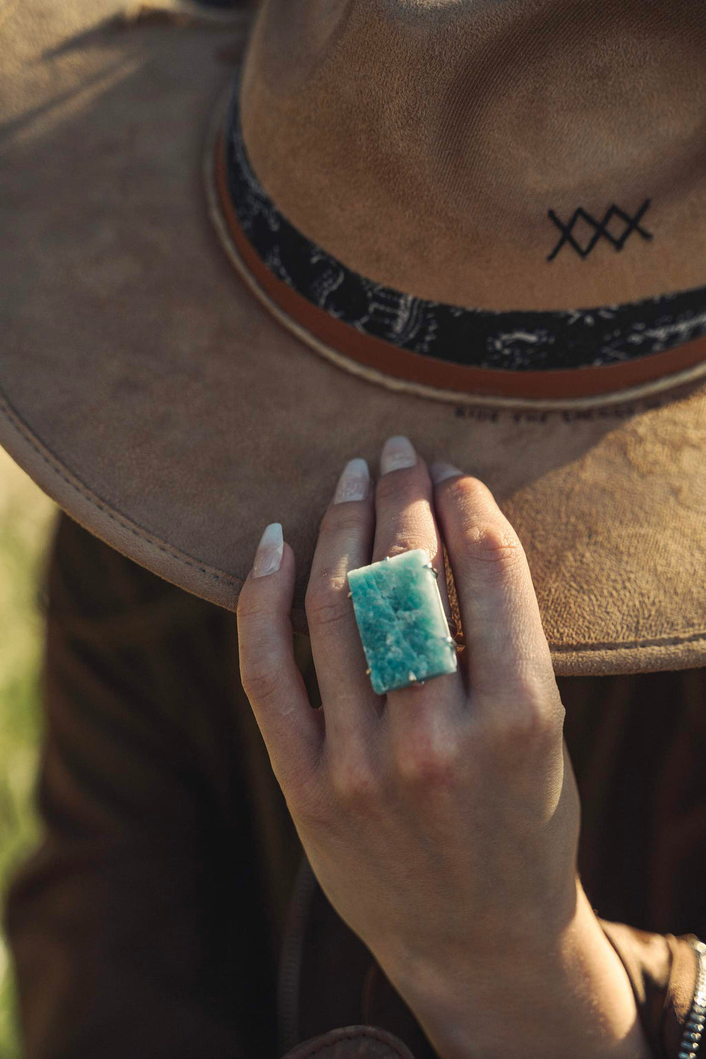 Manifesting Magic Amazonite Ring – Fierce Forward