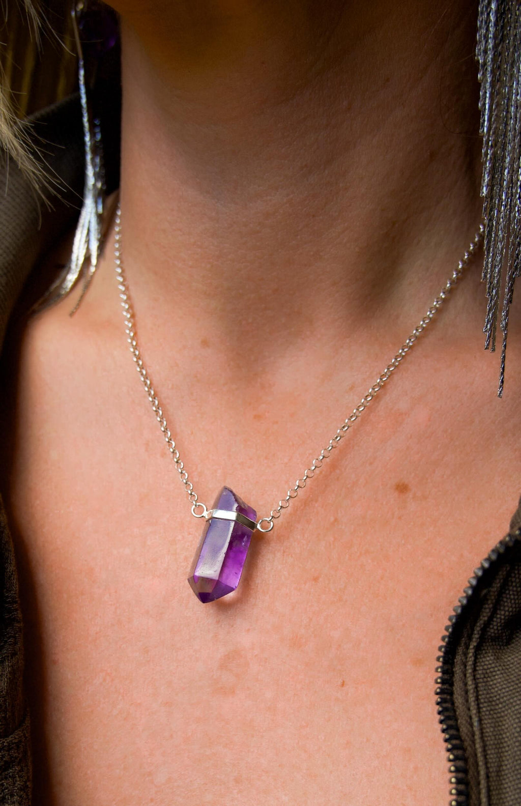 Spirit Guide Vera Cruz Amethyst Necklace – Fierce Forward