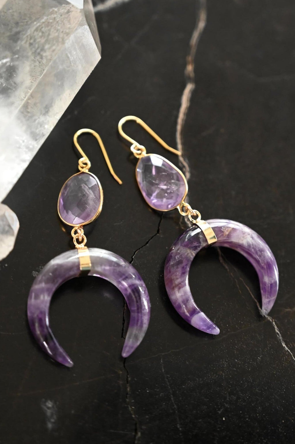 Trust The Way Amethyst Earrings – Fierce Forward