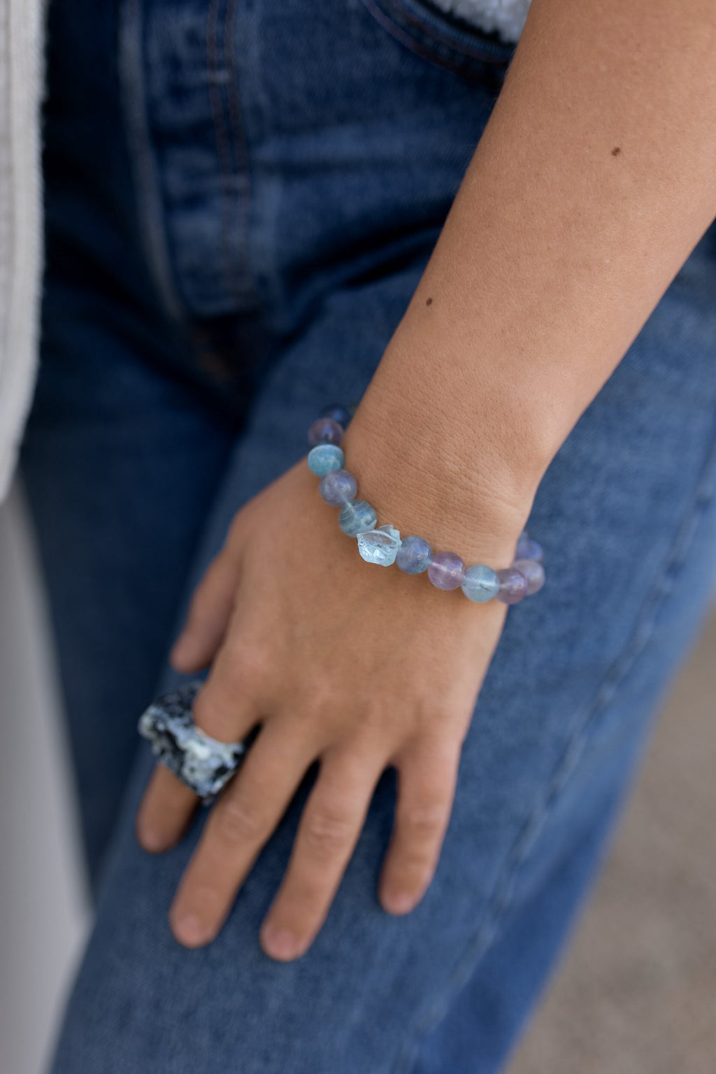 Grow With The Flow Fluorite Bracelet – Fierce Forward