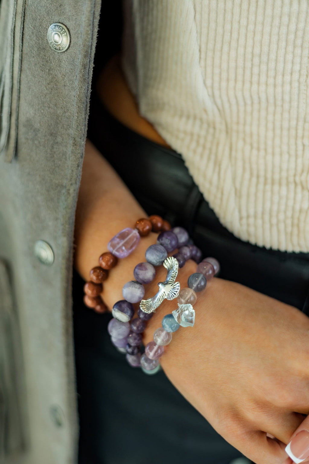 Crystal Vision Bracelet Stack – Fierce Forward